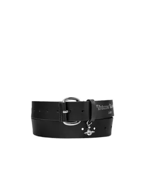 VIVIENNE WESTWOOD Wide Alex Charm Belt - Black