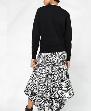 Saint Laurent Printed Logo Sweater