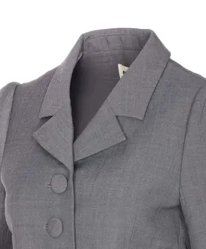 SHUSHU/TONG Lapel Buttoned Short Jacket