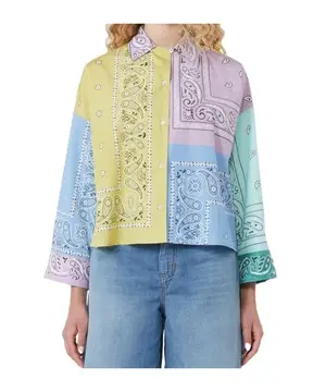 Max Mara Patchwork Bandana-print Shirt