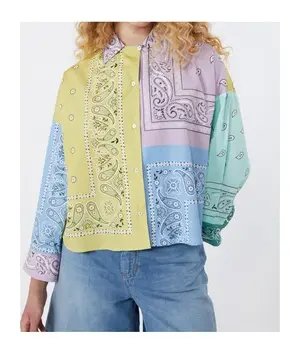 Max Mara Patchwork Bandana-print Shirt