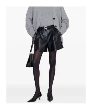 ANINE BING Trent Wide-leg Shorts