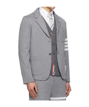 Thom Browne 4-bar Blazer - Medium Gray