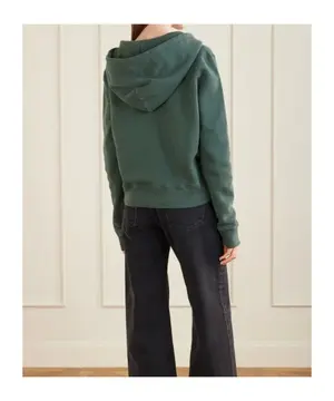 NILI LOTAN Cotton-jersey Zip-up Hoodie