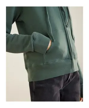 NILI LOTAN Cotton-jersey Zip-up Hoodie
