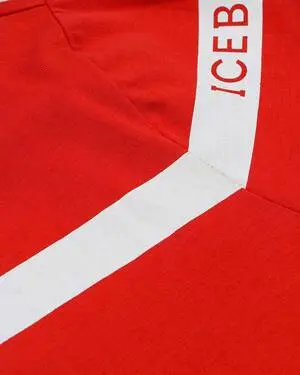 Iceberg Logo Printed T-shirt - Red