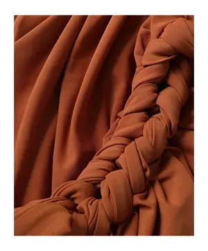 Zimmermann Daylight Braided Gathered One-piece - Copper-colored