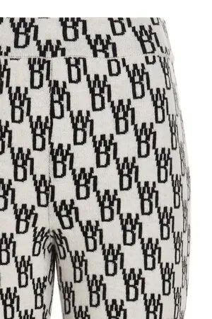 We11Done Logo Pattern Knitted Leggings