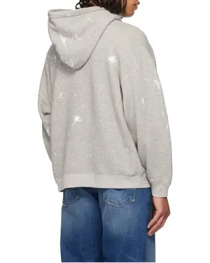 R13 Not A Fan" Distressed Hoodie