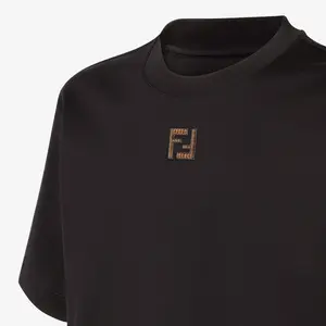 Fendi Ff Motif Crewneck T-shirt