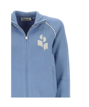 Isabel Marant Étoile Zip-up Cardigan With Logo Detail