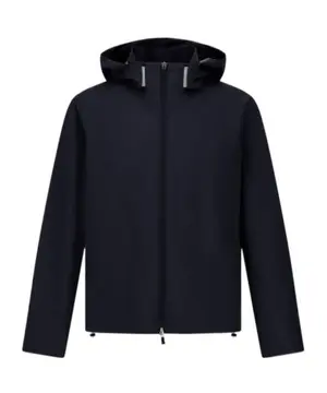 Herno Zip-up Hooded Jacket - Blue