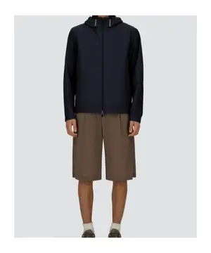 Herno Zip-up Hooded Jacket - Blue