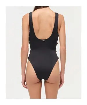 Simkhai Mona Studded Cut-out One-piece Swimsuit