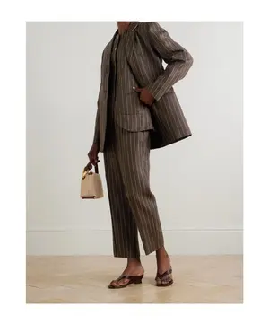 Posse Pinstripe Single-breasted Blazer