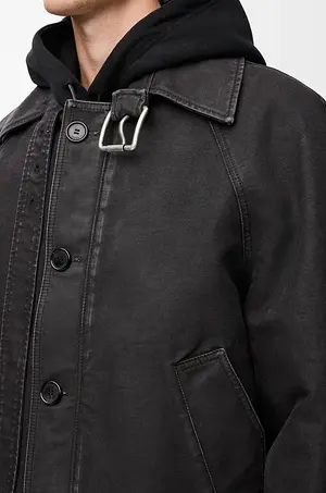 Loewe Belted Jacket In Cotton