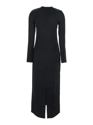TOTEME Long Satin Dress - Black