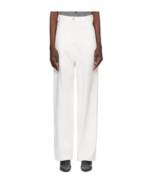 PUSHBUTTON Cutout Jeans - White