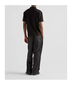 Prada Piqué Short-sleeved Polo Shirt