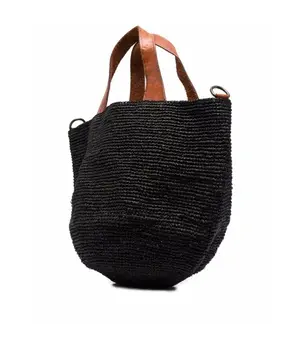 IBELIV Mirozy Textured Bucket Tote Bag - Black