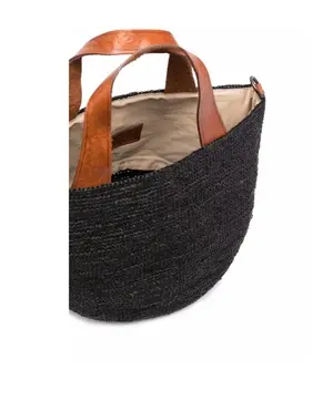 IBELIV Mirozy Textured Bucket Tote Bag - Black