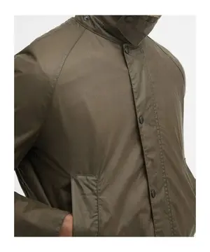 Barbour Lightweight Ashby Waxed Jacket With Corduroy Collar