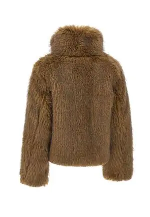Moose Knuckles Faux Fur Zip Jacket - No