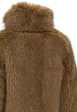 Moose Knuckles Faux Fur Zip Jacket - No