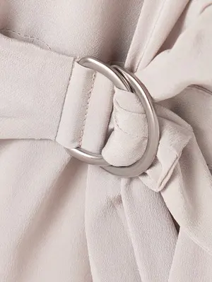 Brunello Cucinelli Short-sleeved Top With Buckle Detail