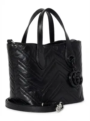 Gucci Matelassé Logo Charm Tote Bag