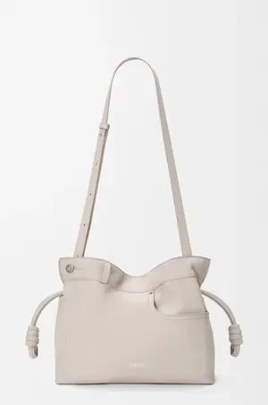 Loewe Flamenco Shoulder Bag - Light Ghost