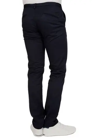 Hugo Boss Logo Detail Casual Pants - Black