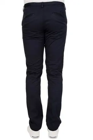 Hugo Boss Logo Detail Casual Pants - Black
