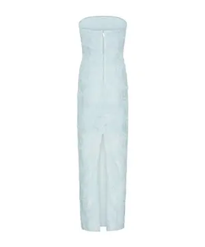 ROTATE BY BIRGER CHRISTENSEN Floral Pattern Strapless Maxi Dress