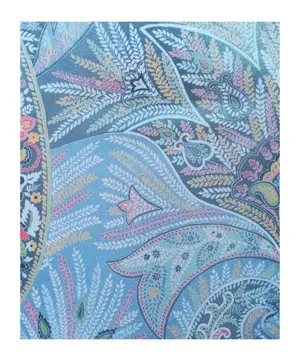 Etro Paisley Asymmetrical V-neck Dress