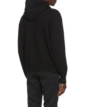 AMI Paris De Coeur Virgin Wool Hoodie