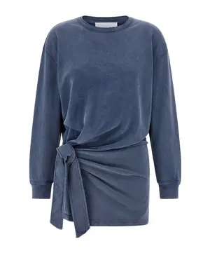 Isabel Marant Étoile Zae Fleece Mini Dress - Blue