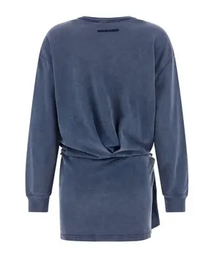 Isabel Marant Étoile Zae Fleece Mini Dress - Blue