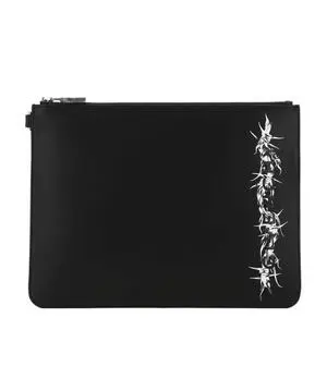 Givenchy Logo Print Pouch Bag - Black