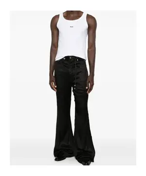 Rhude Logo Embroidered Tank Top - White