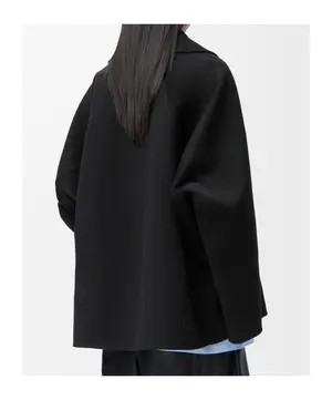 Loewe Double-breasted Coat - Black