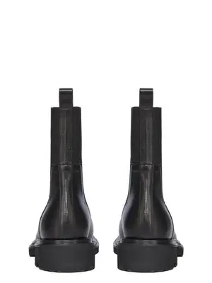Rick Owens Lug Sole Chelsea Boots - Black