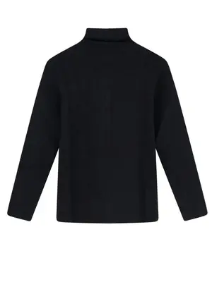 TOTEME Buttoned High-neck Knitted Cardigan - Black