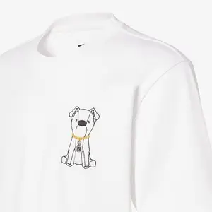 Fendi Dog Embroidered Crewneck T-shirt