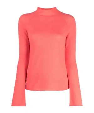 FORTE_FORTE Mock Neck Jumper