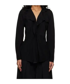 Junya Watanabe Long-sleeved Draped Jacket