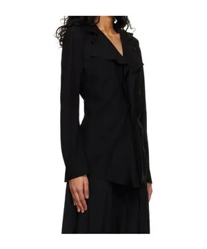 Junya Watanabe Long-sleeved Draped Jacket