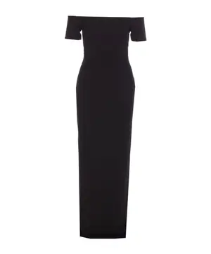 Solace London Nile Off-shoulder Long Dress