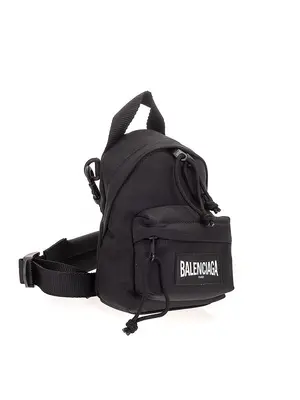 Balenciaga Oversized Mini Backpack - Black
