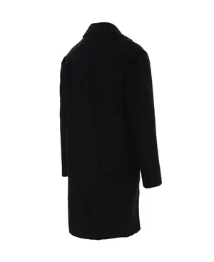 Moschino Single-breasted Coat - Black